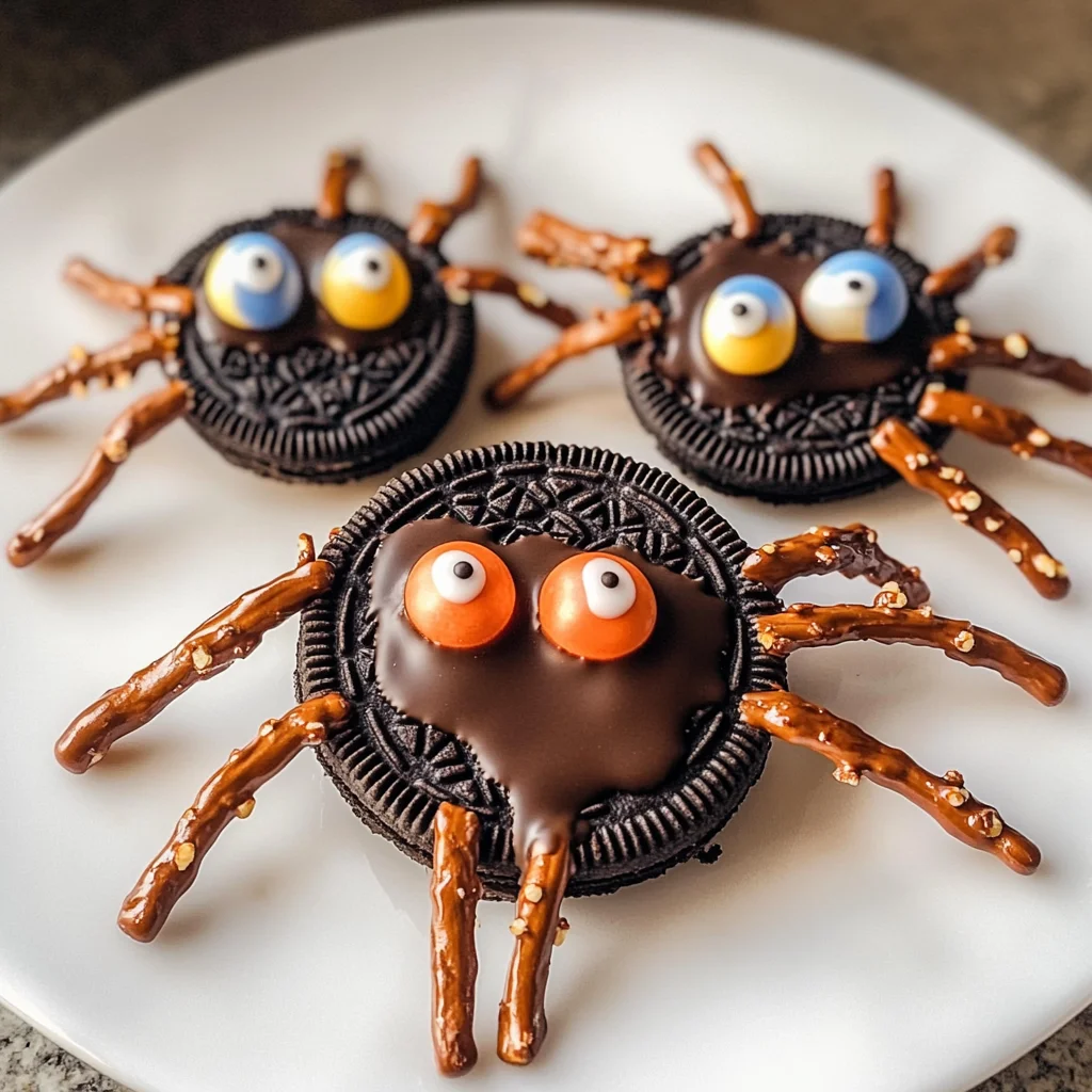 Oreo Spider Halloween Cookies
